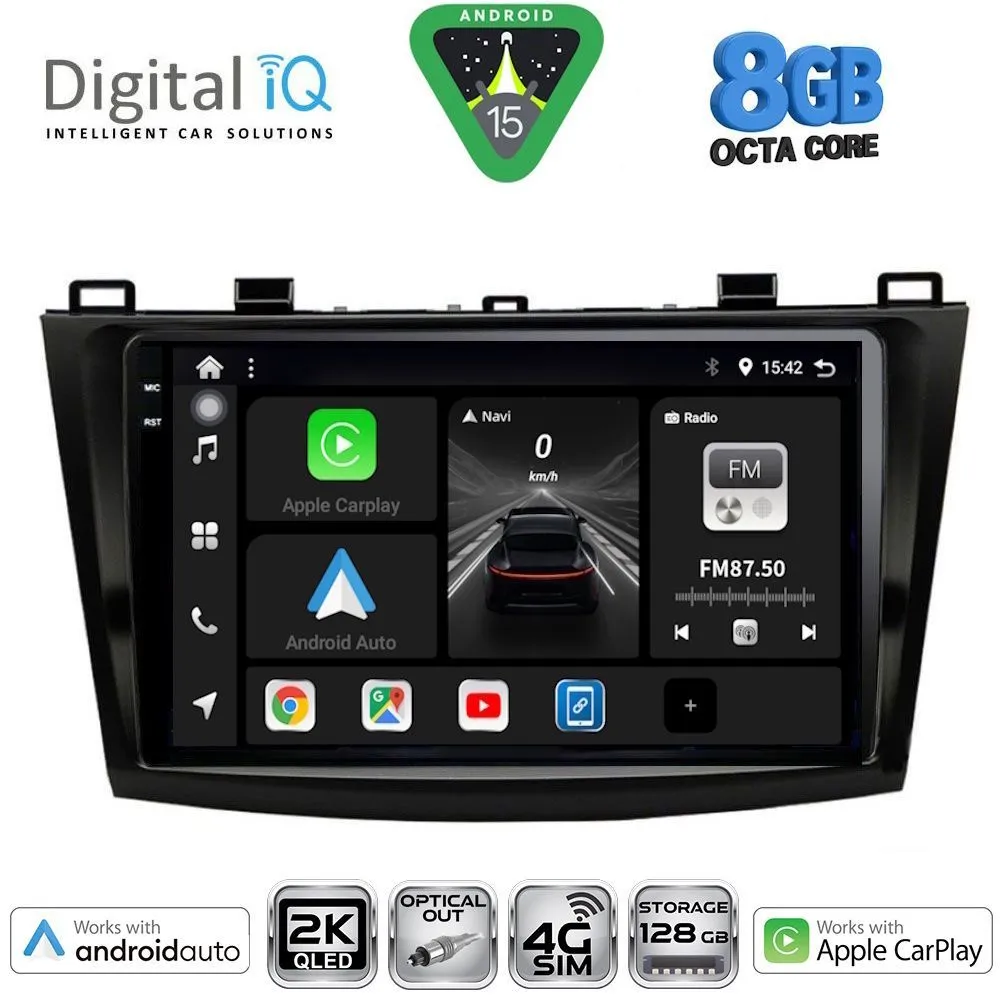 DIGITAL IQ BXK 20366_CPAA (9inc) MULTIMEDIA TABLET for MAZDA 3 mod ...